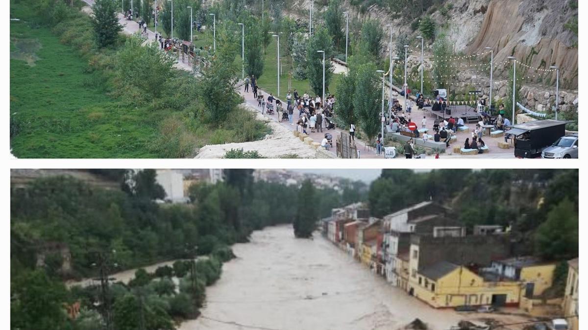 Ejemplos de otras riadas en València: reubicación de pueblos y barrios ...