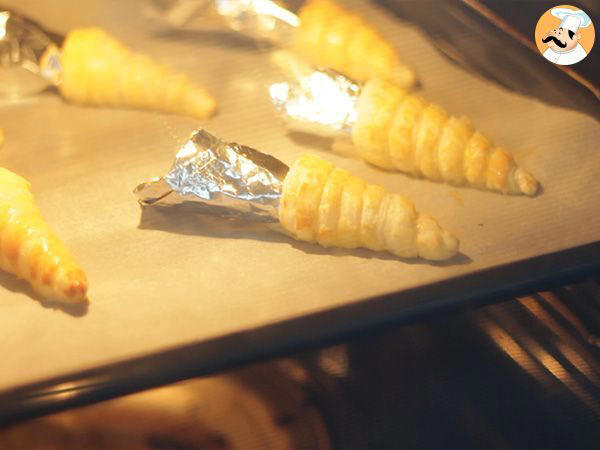 Cornets feuilletés saumon & ciboulette
