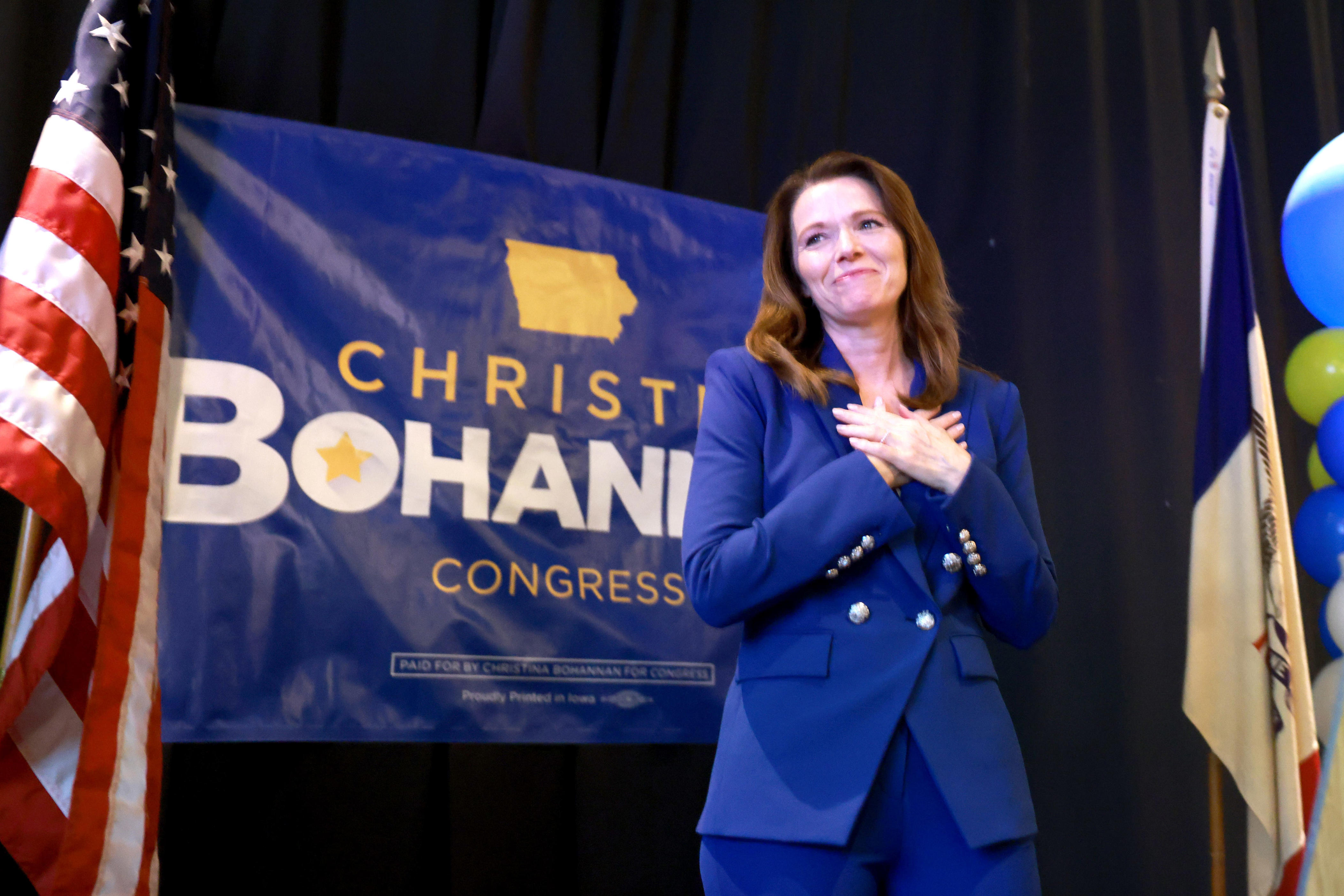 Democrat Christina Bohannan launches 3rd bid for Iowa's 1st ...