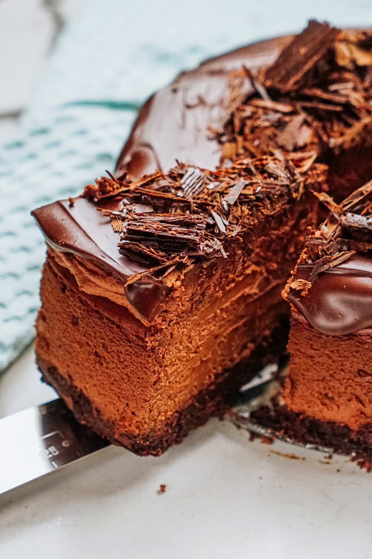 The Richest, Creamiest Dark Chocolate Cheesecake You’ll Ever Try