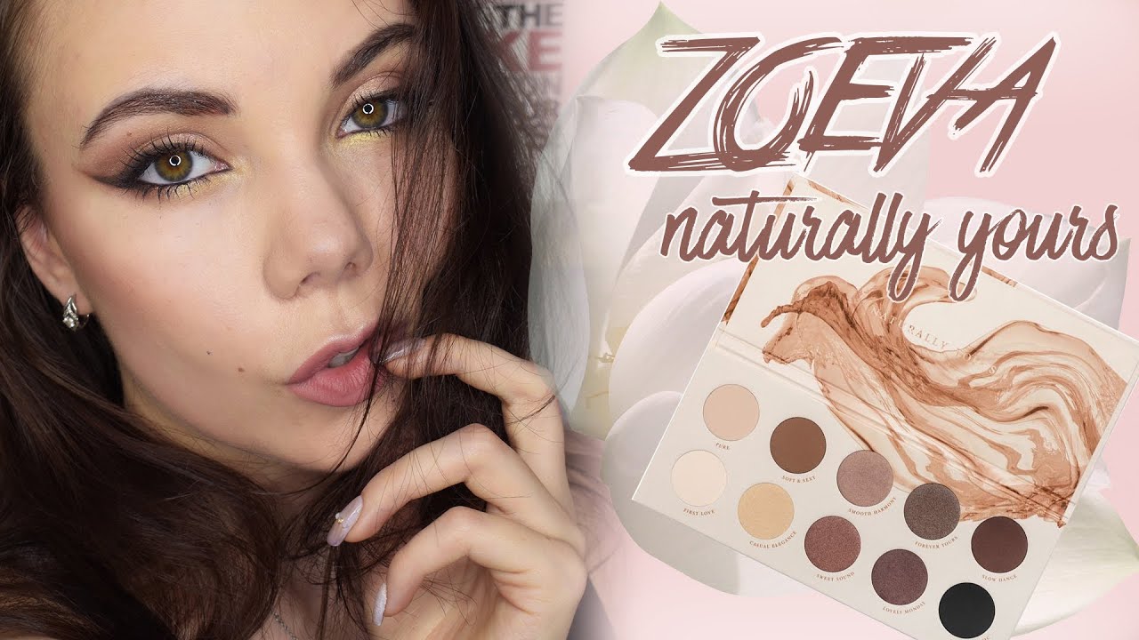 ZOEVA naturally yours I Everyday makeup tutorial with blended eyeliner