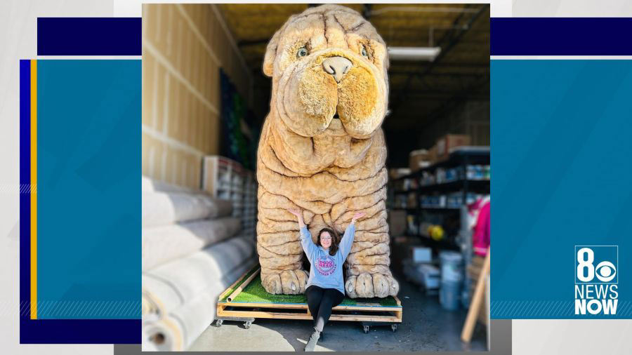 Las Vegas non-profit’s stolen 10-foot dog mascot recovered Las Vegas non-profit’s stolen 10-foot dog mascot recovered
