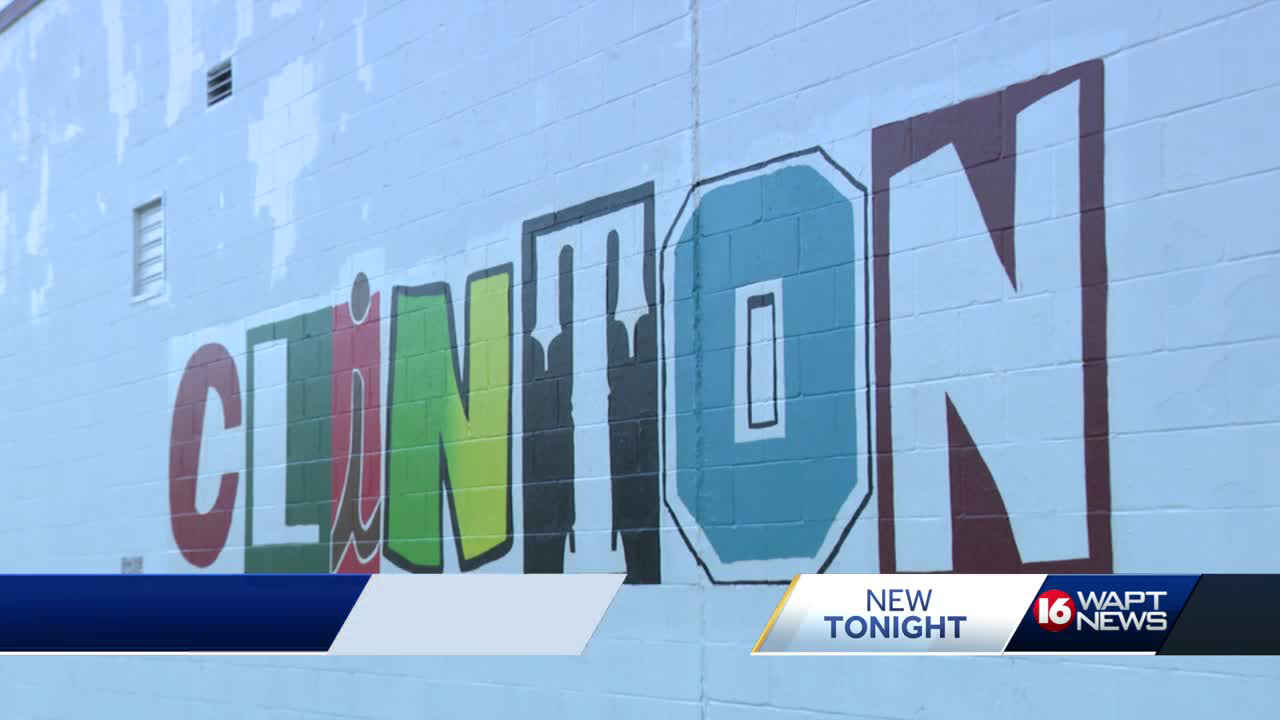 Future eagle scout creates mural Future eagle scout creates mural