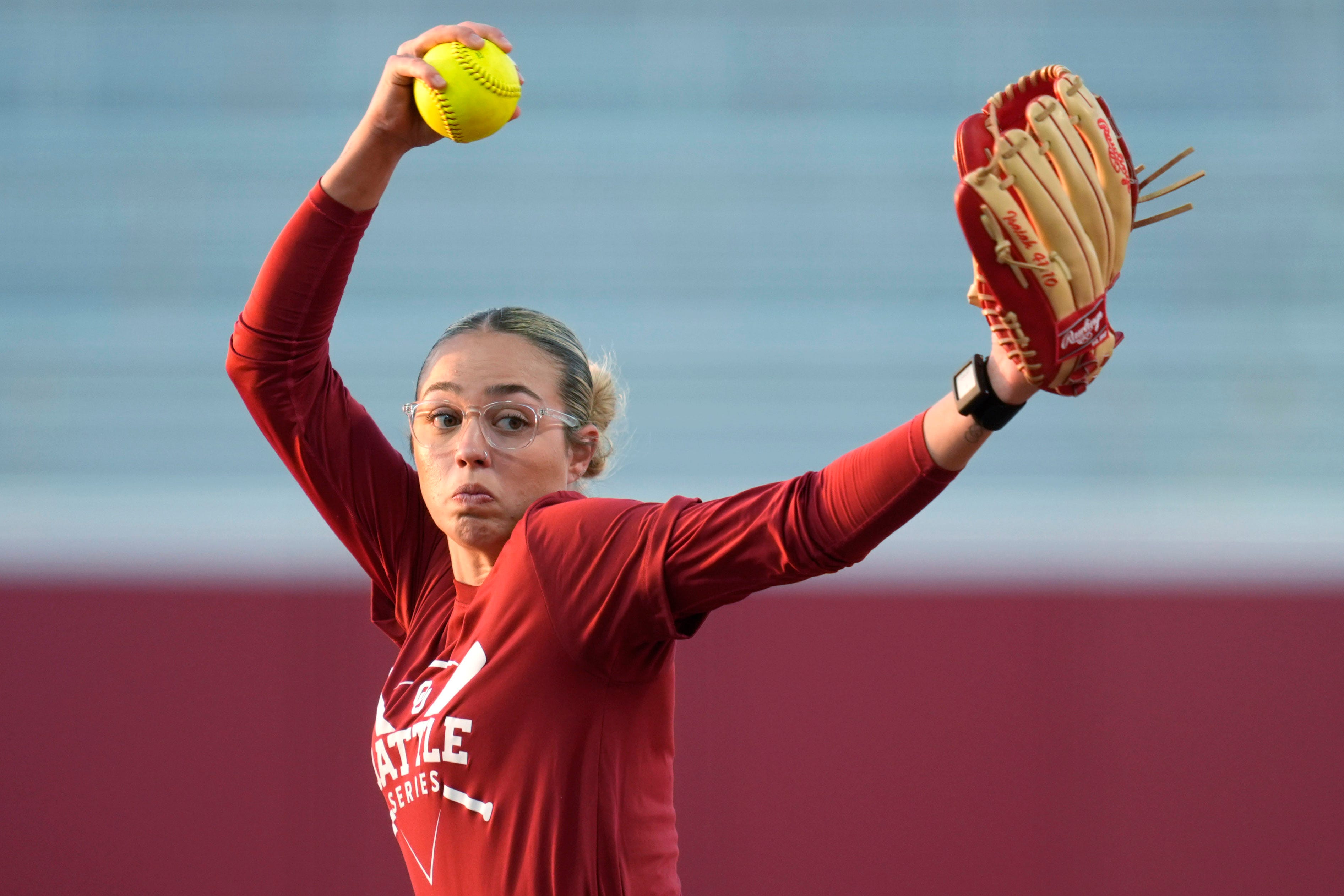 OU softball pitcher Sam Landry throws perfect game in Sooners' run-rule ...