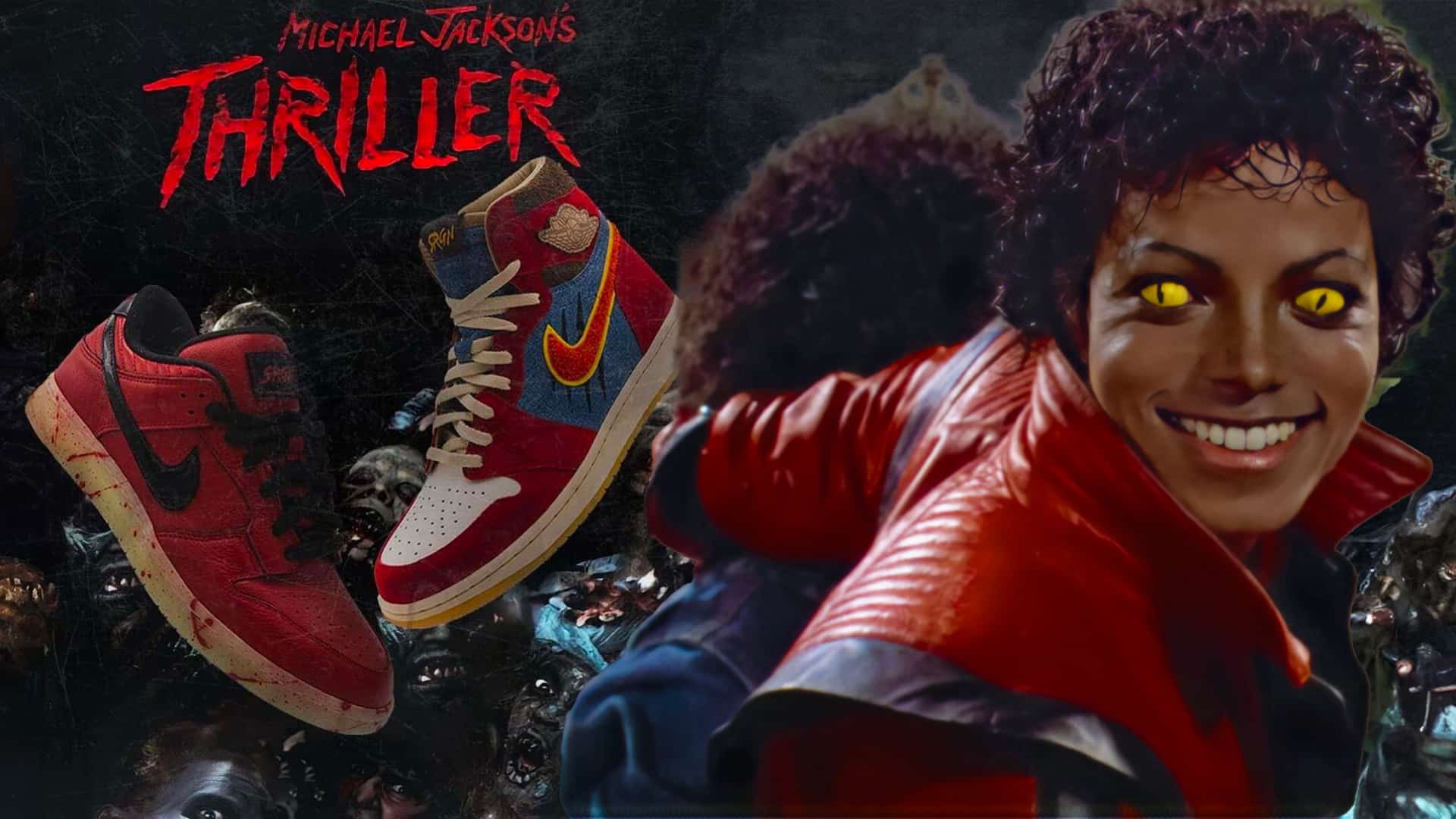 Nike Thriller sneakers pay tribute to Michael Jackson’s classic era