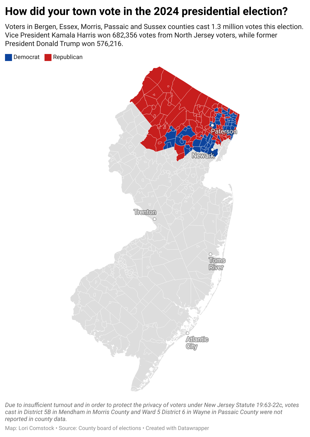 Nearly 20% of North Jersey towns flipped in presidential election ...