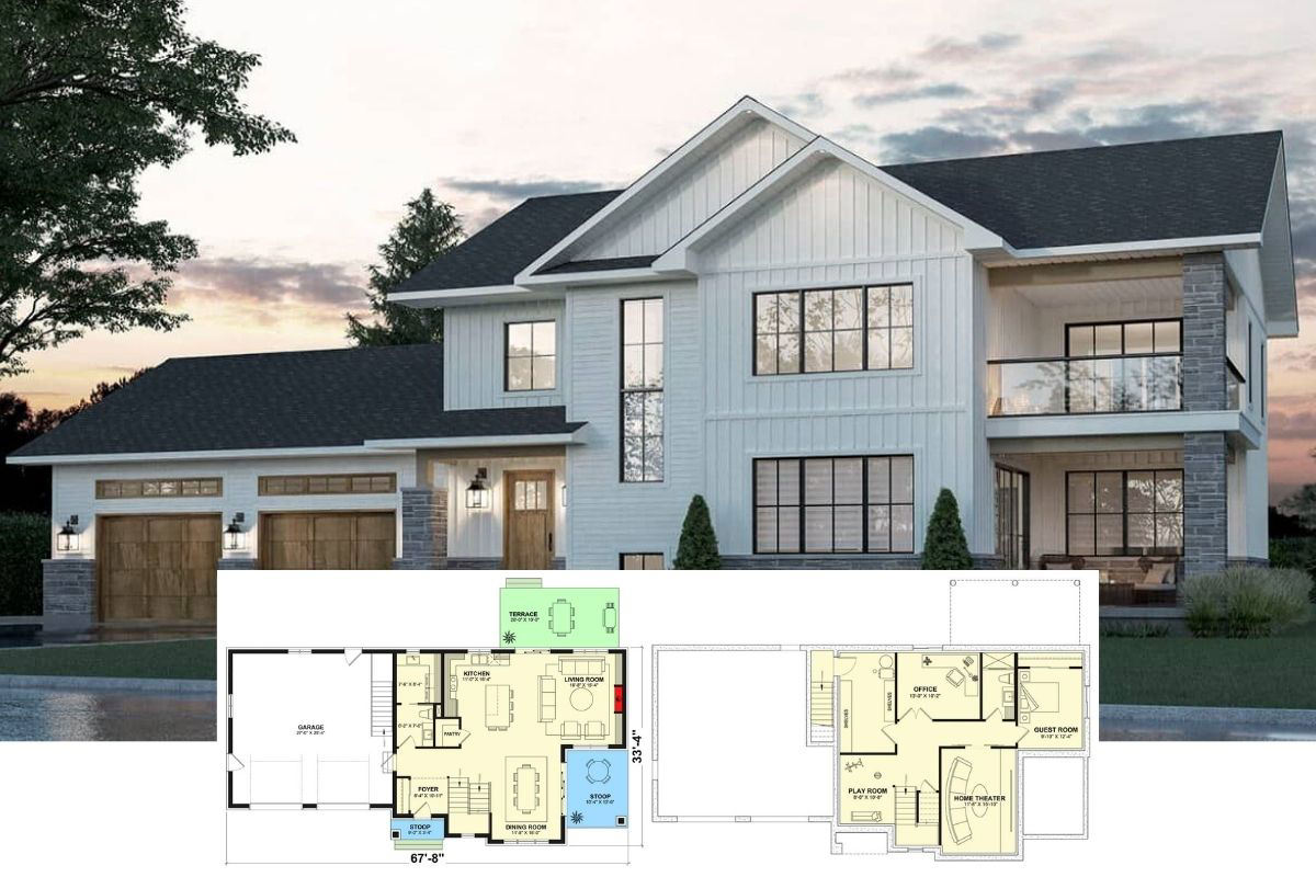 Explore This 3,166 Sq. Ft. 4-Bedroom Modern Farmhouse with Stunning ... Explore This 3,166 Sq. Ft. 4-Bedroom Modern Farmhouse with Stunning ...