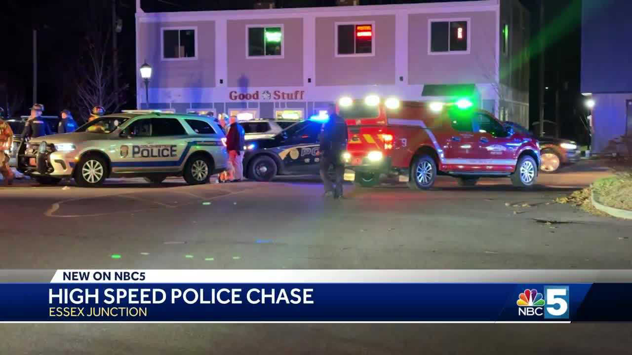 High-speed car chase ends In crash High-speed car chase ends In crash