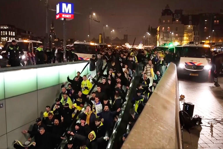The violent Amsterdam football riot that led police to fear clashes at ...