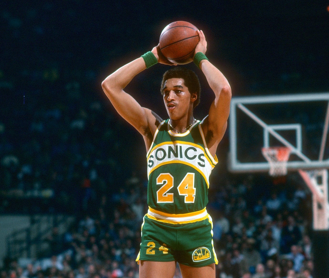OKC Thunder jersey history No. 24 - Dennis Johnson (1976-80)