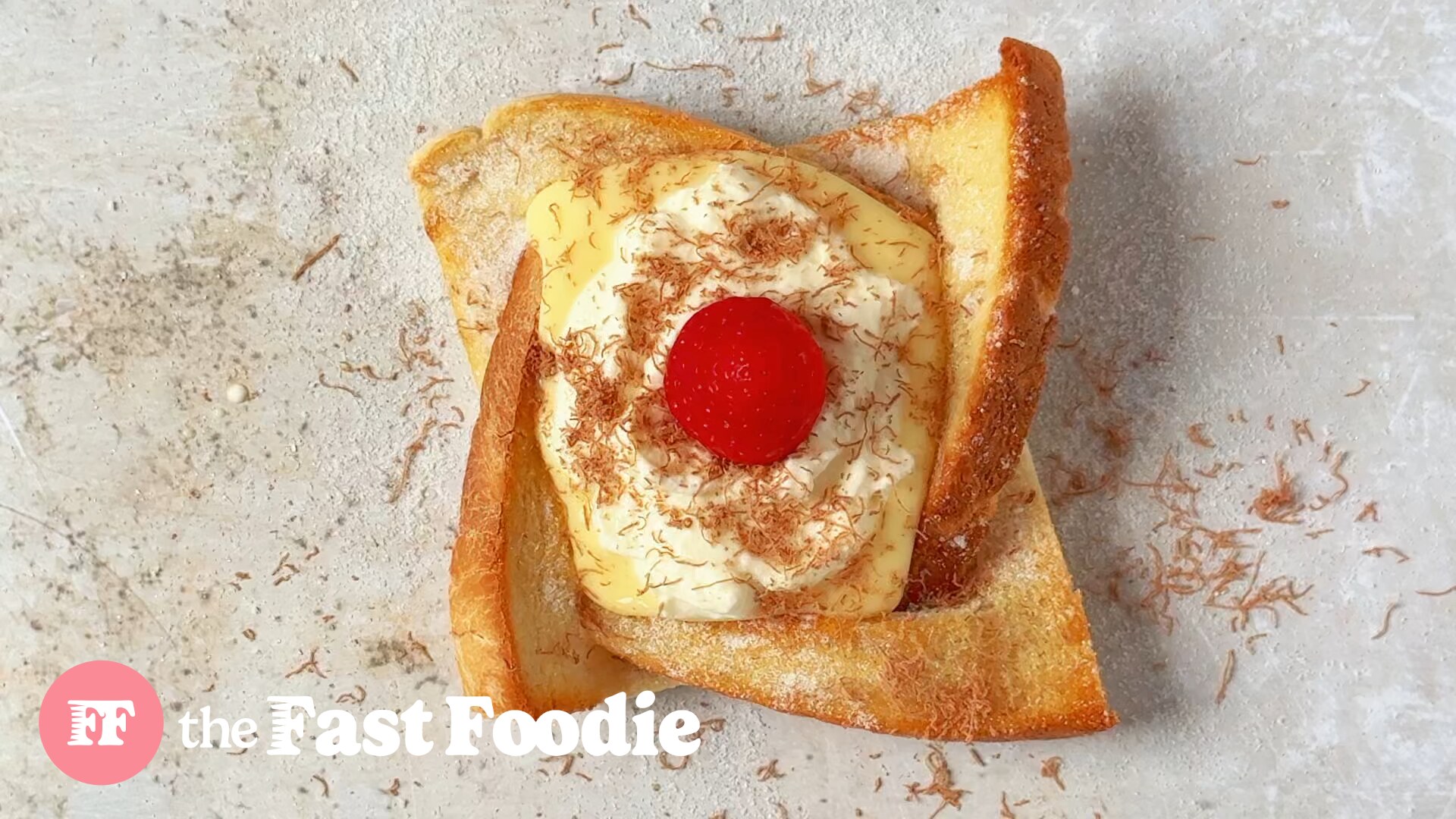 Toast di contorto Natale, ispirato alla mia ricetta più virale