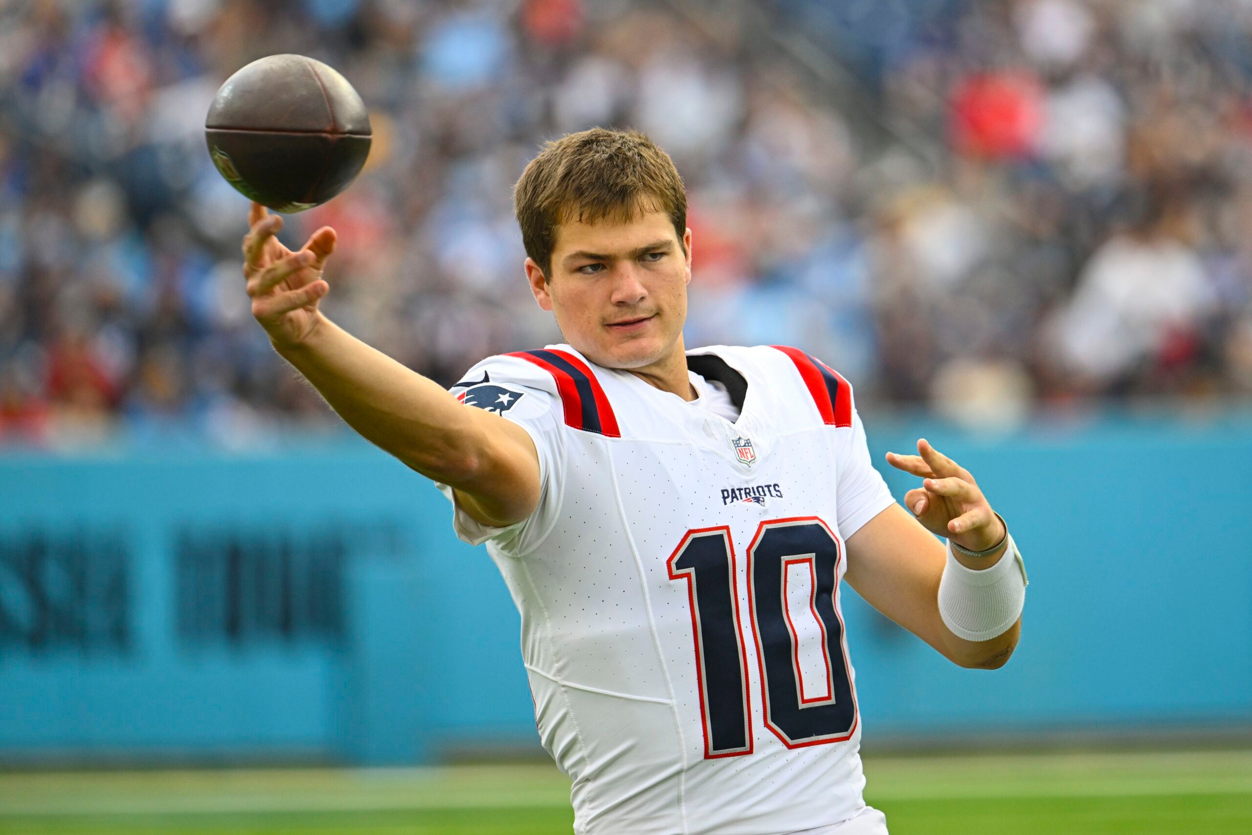 ‘Love doing life with you’: Patriots quarterback Drake Maye is engaged