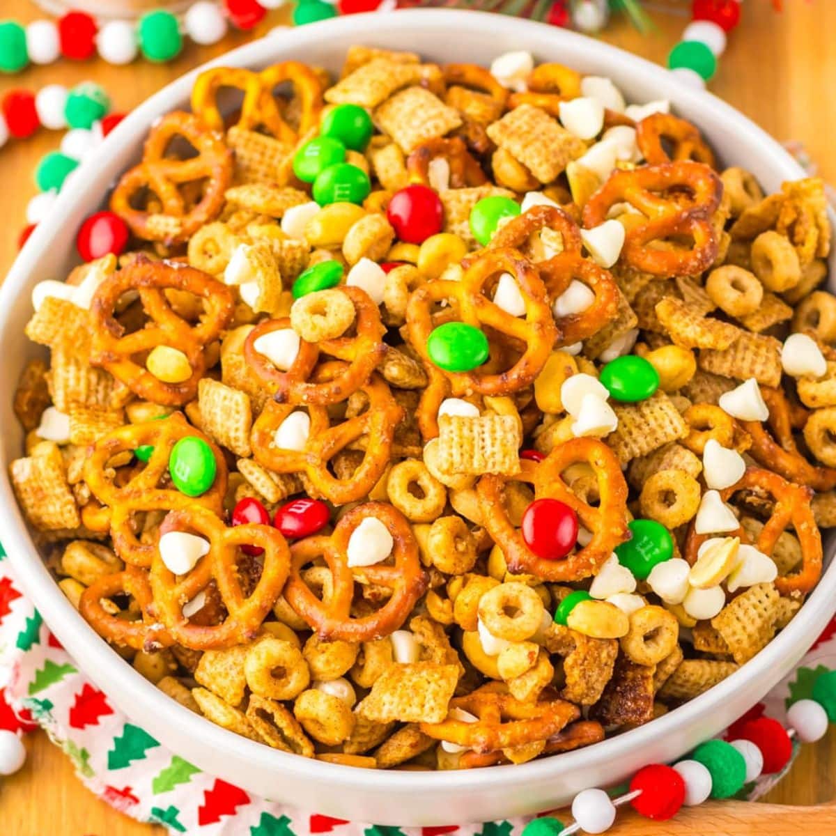 Slow Cooker Christmas Chex Mix