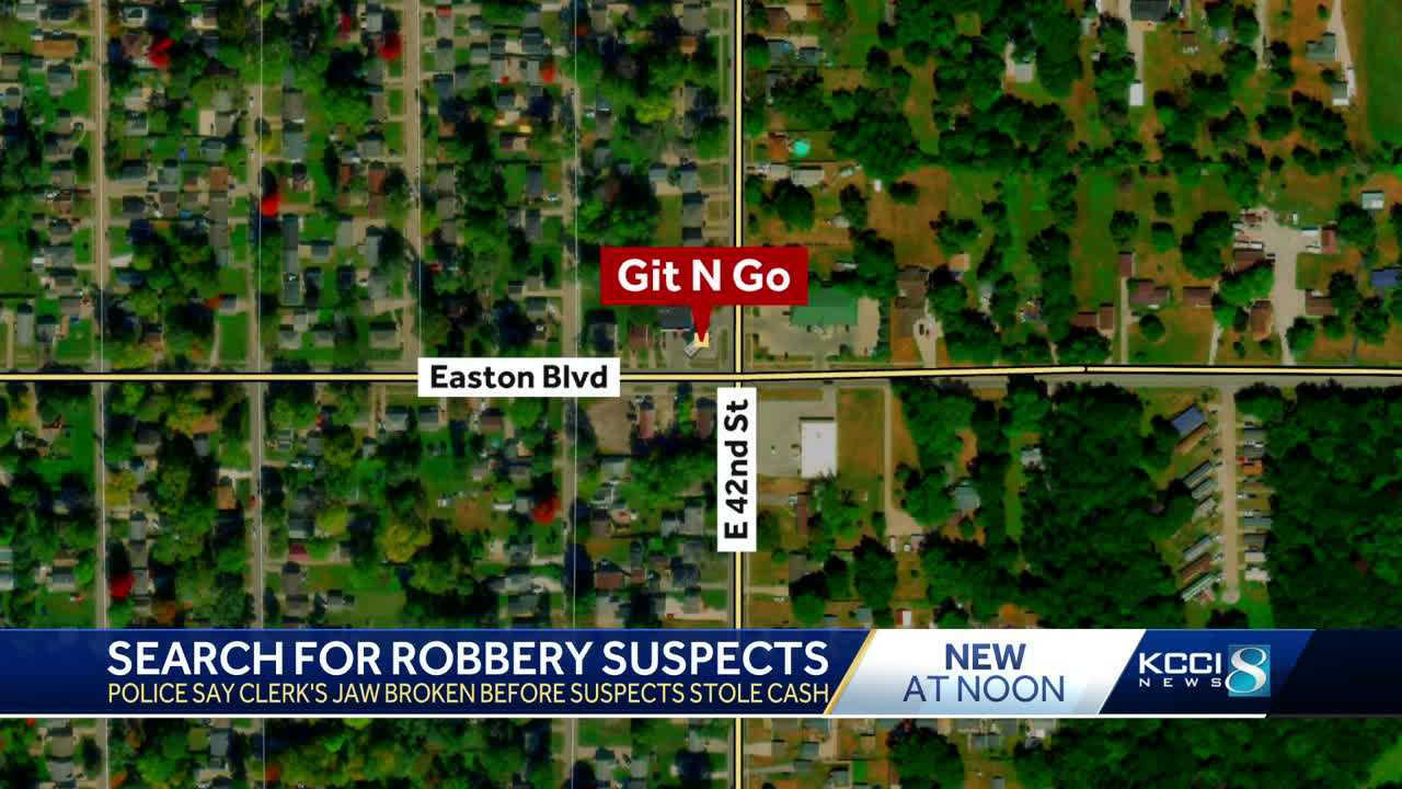 Robbery suspects sought after allegedly breaking Git N Go clerk's jaw Robbery suspects sought after allegedly breaking Git N Go clerk's jaw