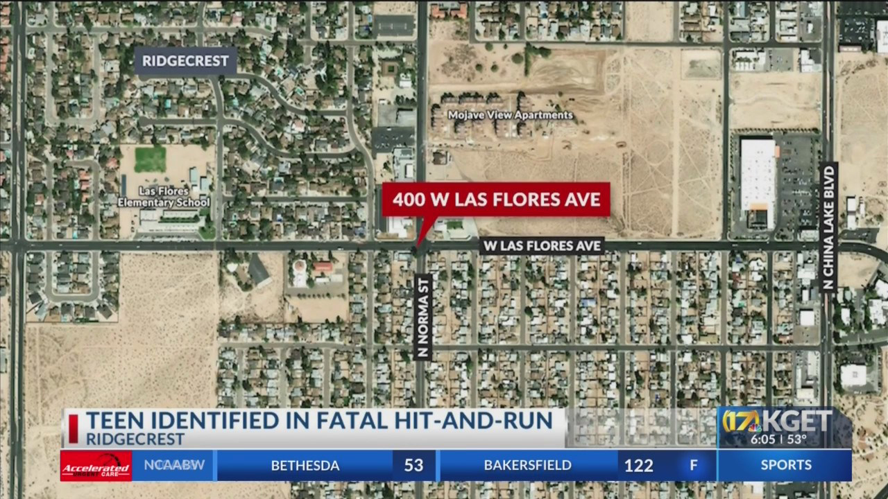 Coroner IDs pedestrian, 15, killed in Ridgecrest hit-and-run Coroner IDs pedestrian, 15, killed in Ridgecrest hit-and-run