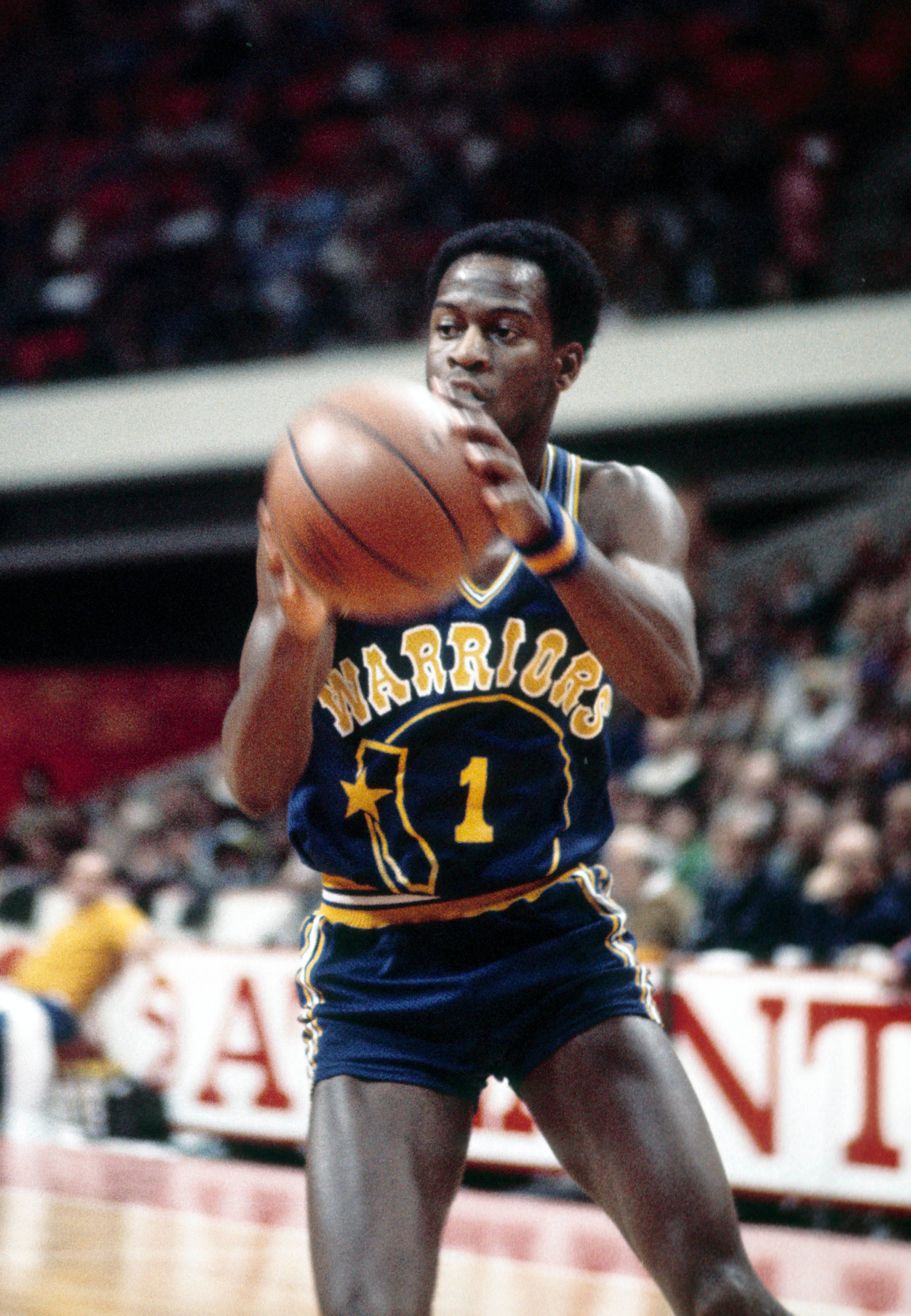 Golden State Warriors jersey history - No. 1 - Gus Williams (1975-77)