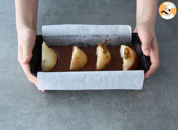 Chocolate pear cake