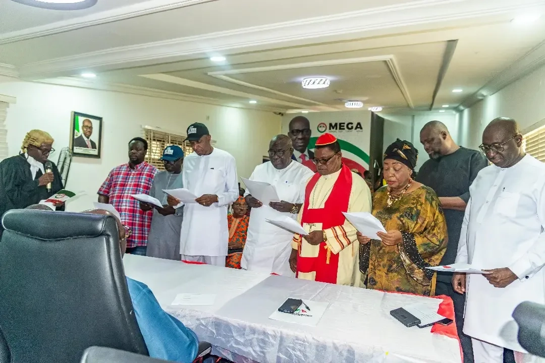Obaseki inaugurates Edo PDP caretaker committee days to end of tenure ... Obaseki inaugurates Edo PDP caretaker committee days to end of tenure ...