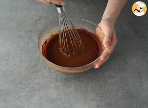 Chocolate pear cake