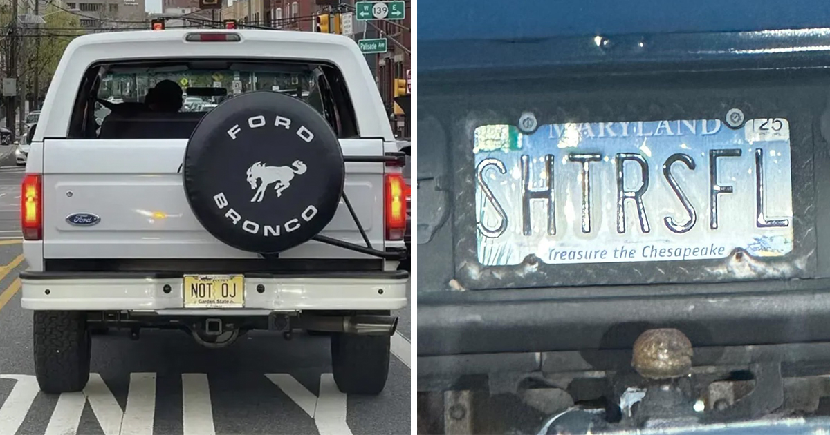 45 Hilarious Personalized License Plates People Found Out In The Wild