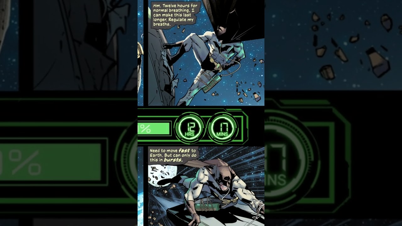 Batman falls from the moon & lives