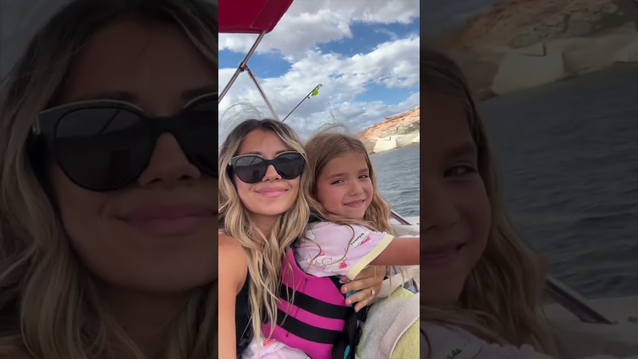 Twins brave the lake rope swing together