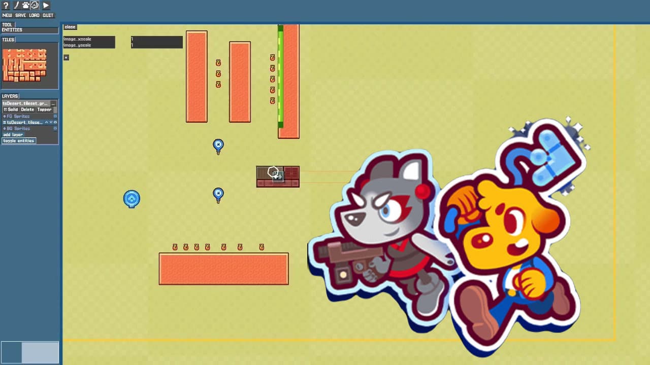 Move over Mario Maker, Grapple Dogs: Cosmic Canines' level editor is here