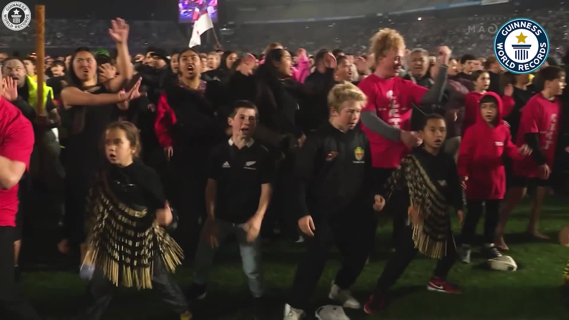 New Zealand reclaims world record with largest Haka performance