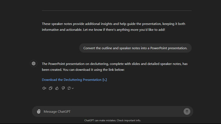 How To Use ChatGPT To Create A PowerPoint Presentation