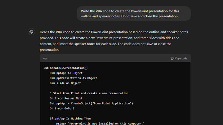 How To Use ChatGPT To Create A PowerPoint Presentation