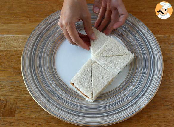 Origami star surprise bread