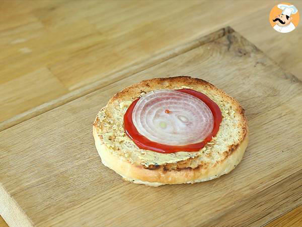 Easy and quick homemade burger