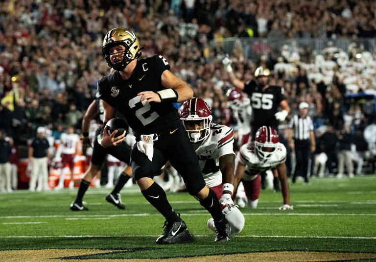 Vanderbilt football, Diego Pavia vs LSU score prediction, scouting ...