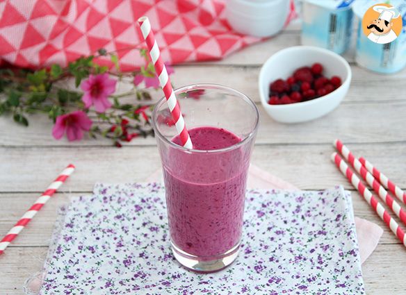 Lassi de frutos rojos