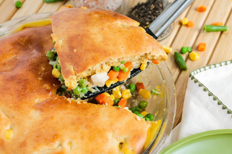 Leftover Turkey Pot Pie Recipe with Cream of Chicken Soup