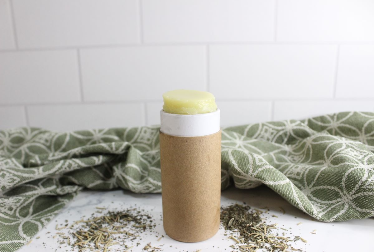 DIY Rosemary Lemon Balm Tallow Stick Recipe