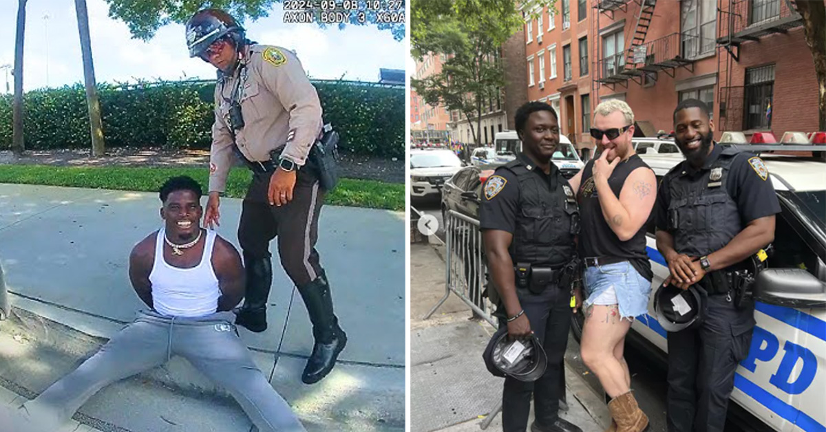 13 Photos of Cops and Robbers Getting Along