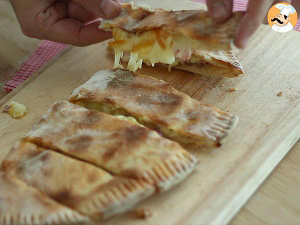 Calzone de queso y patatas