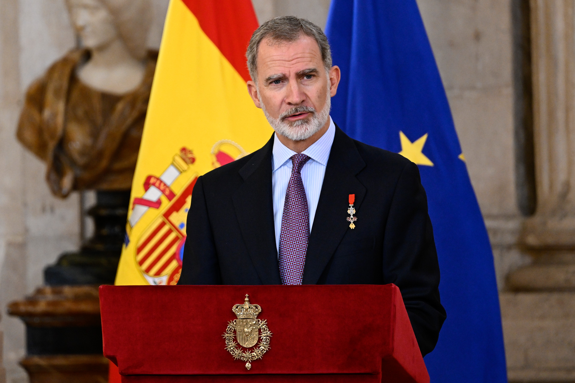 Koning Felipe: “het is iets waar hij enorm van geniet”