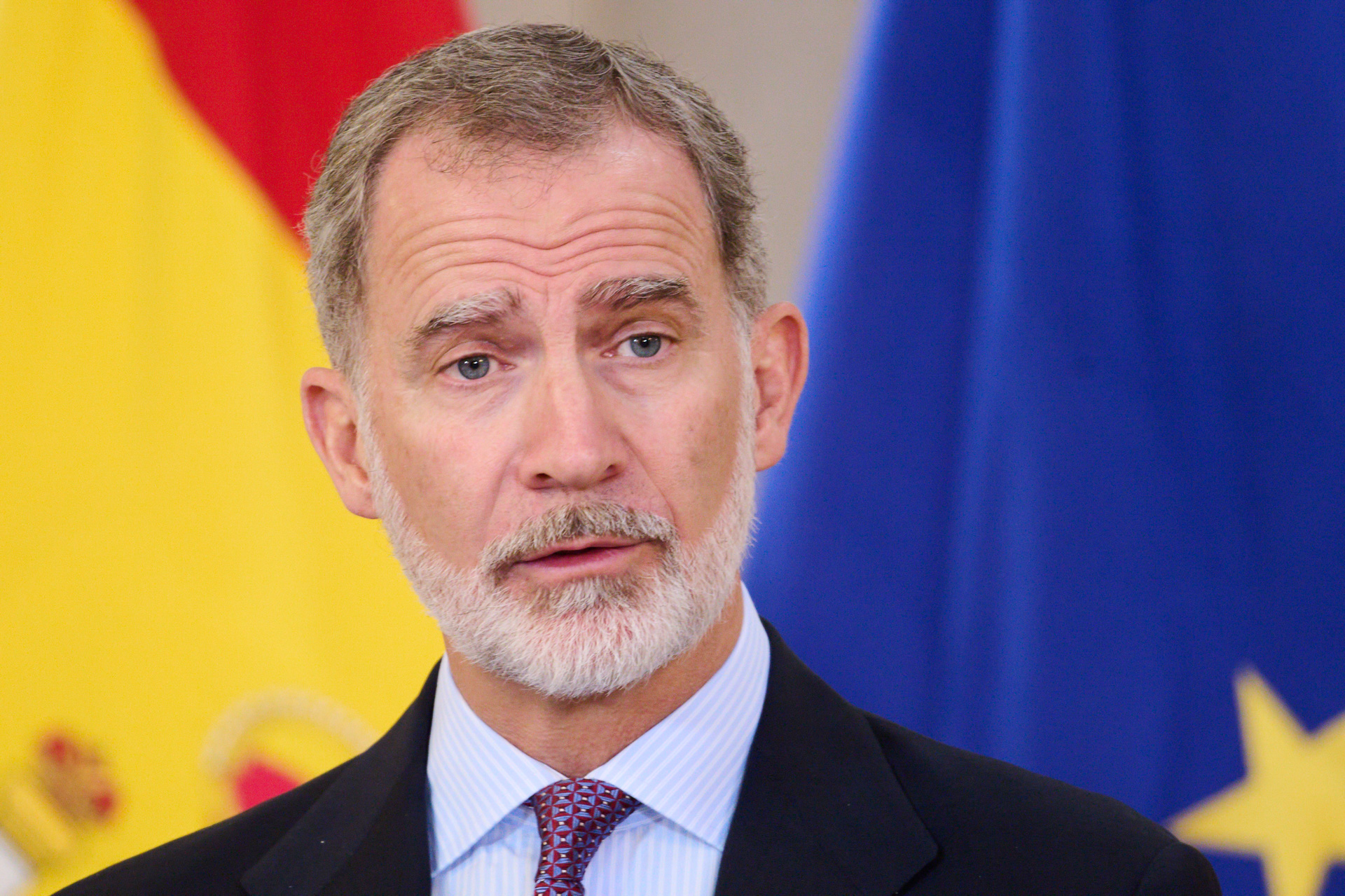 Momento emotivo para el Rey Felipe