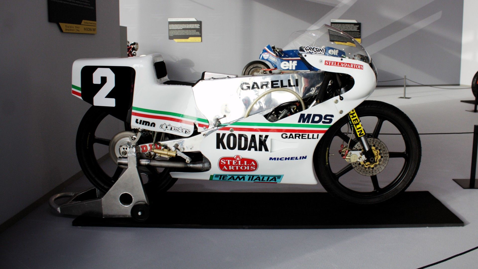 Romba ancora la Garelli del grande Fausto Gresini: le foto