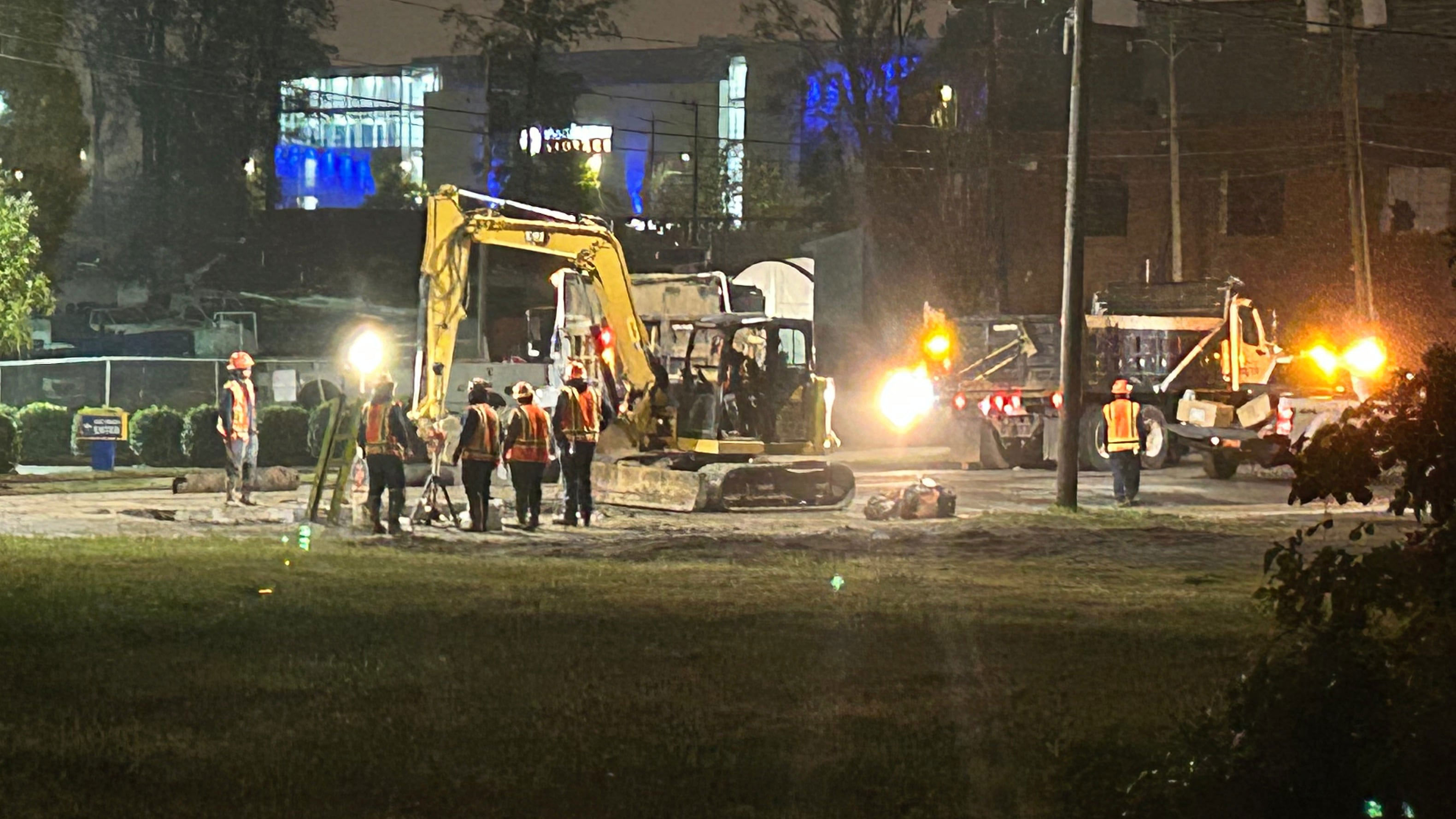 Major Charlotte road reopened near Uptown after water main break Major Charlotte road reopened near Uptown after water main break
