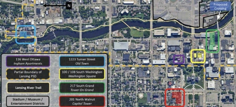 Lansing skyscraper project gets brownfield funding with council's 7-1 ...