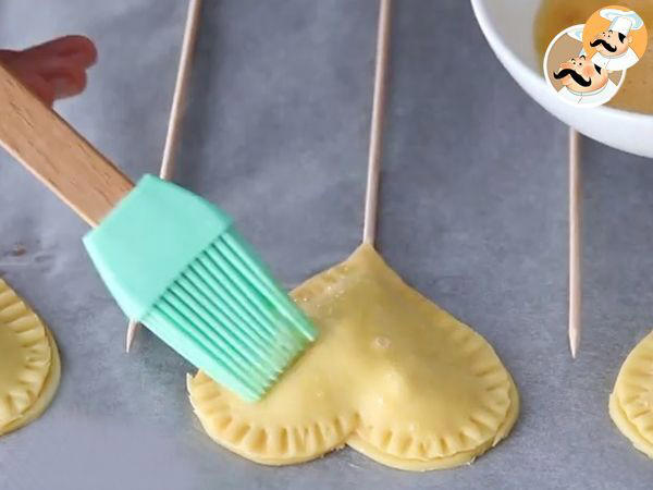 Pie pops en coeur pour la saint valentin