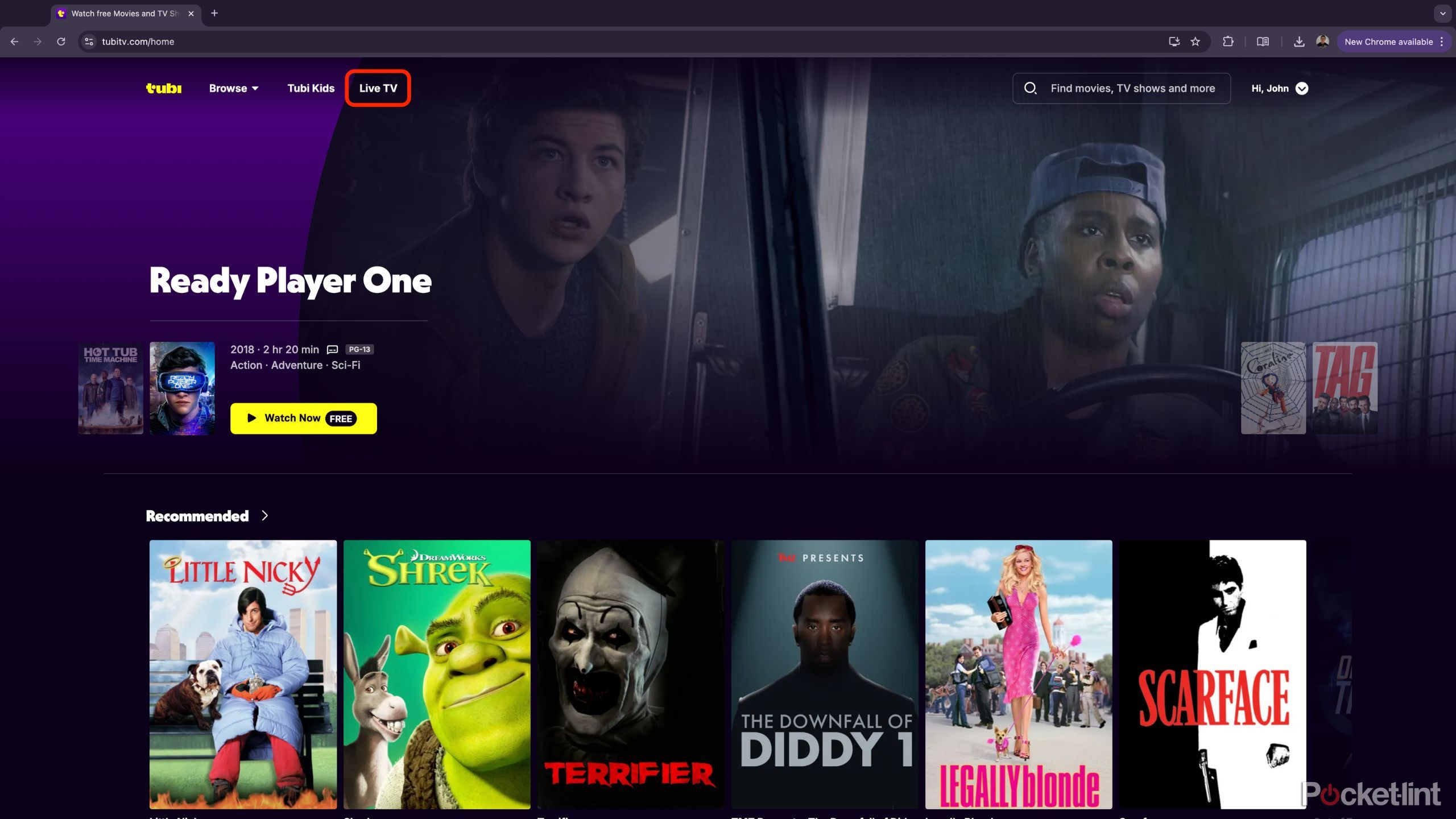 How to access local TV channels on Tubi