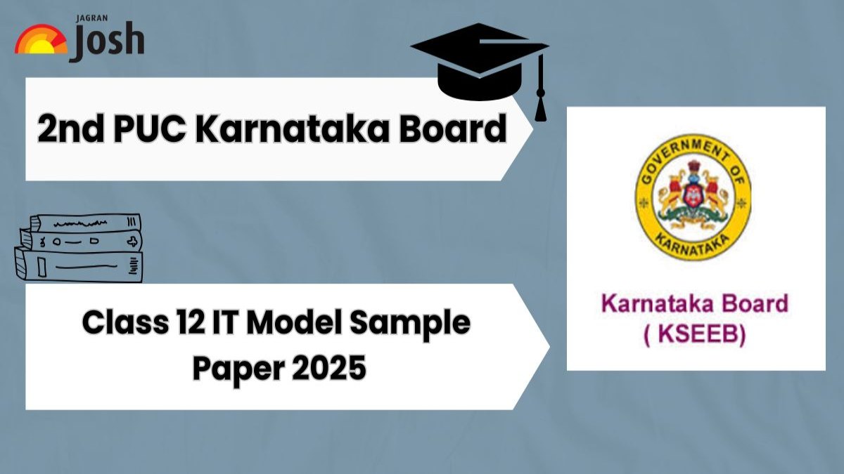 2nd PUC Karnataka Board Class 12 IT Model Sample Paper 2025: Download ...