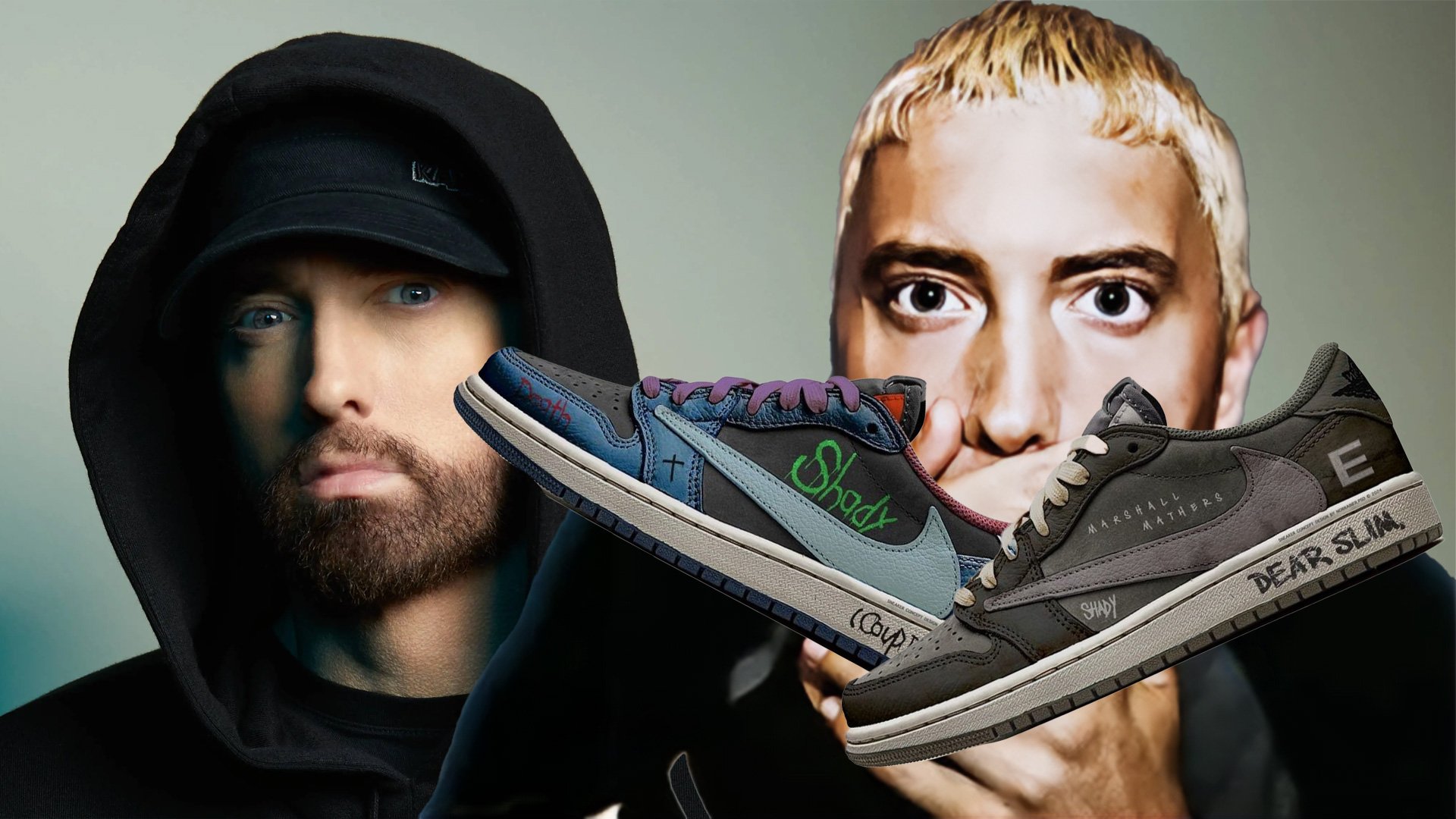 Someone turned Eminem’s albums into Jordans — and sneakerheads are ...