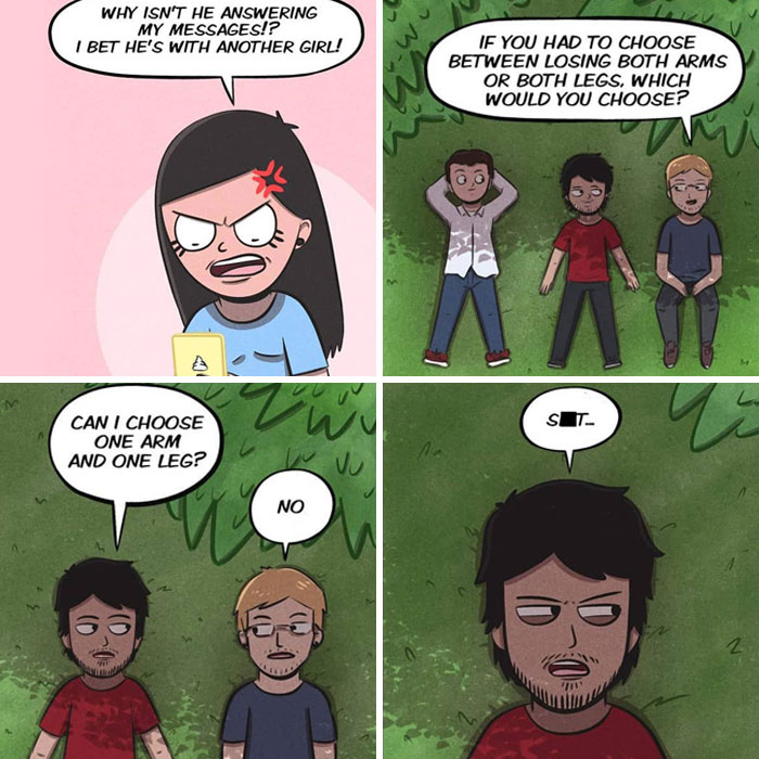 Dark Dystopia: 18 Dark Humor Comics Made By This Artist