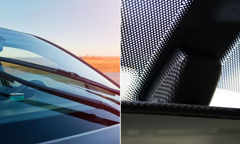 What the black dots on your windscreen are for