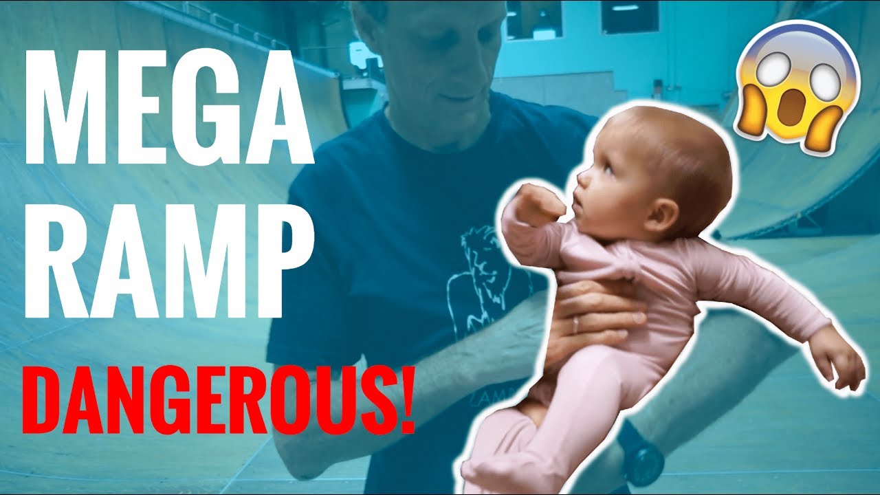 TONY HAWK SKATES MEGA RAMP! **not clickbait**